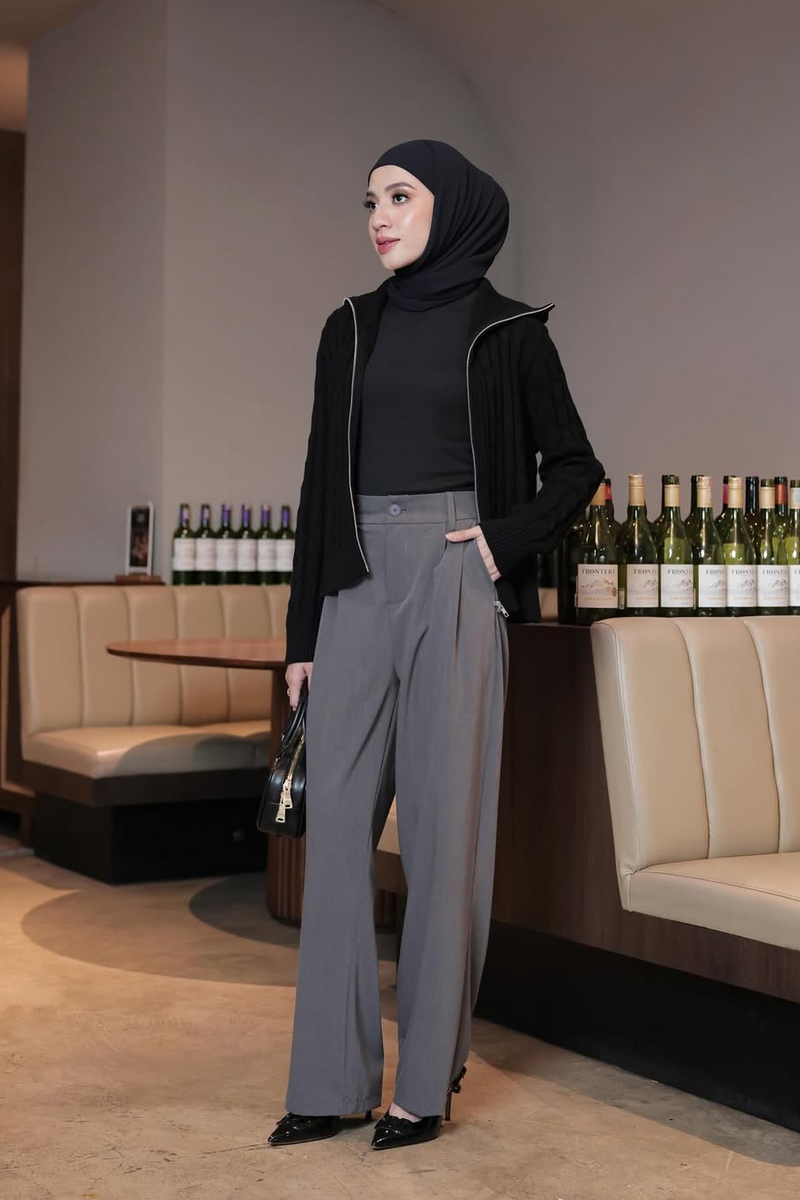 Haru Basic Pants - Bawahan Wanita Basic Bahan Cotton Twill